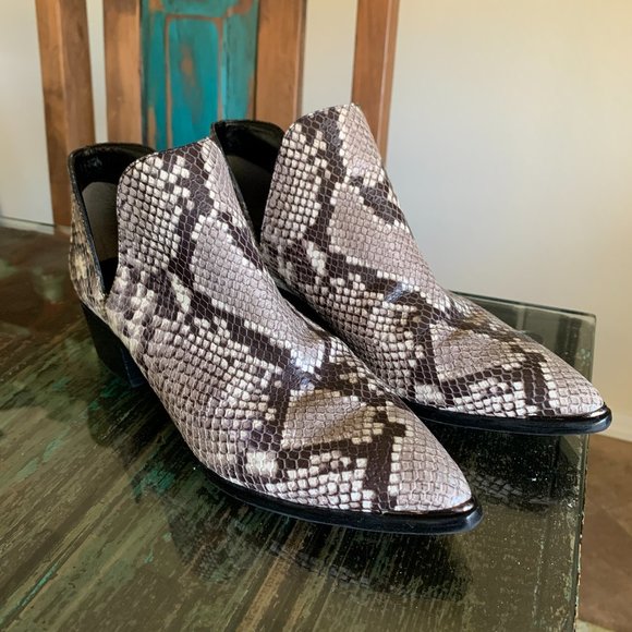 Marc Fisher | Shoes | Marc Fisher Yilda Leather Black Multi Ankle ...